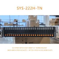 China SYS-222H-TN 2U Dual Xeon6 LGA4710 Supermicro Rack Server PCIe5.0 OCP3.0 DDR5 ECC for sale