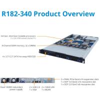 China Gigabyte Rack Server R182-340 1U Rack Server with 3rd Gen Intel Xeon Scalable Processor 4-Bay SATA/SAS Buy a Server R182-340 for sale