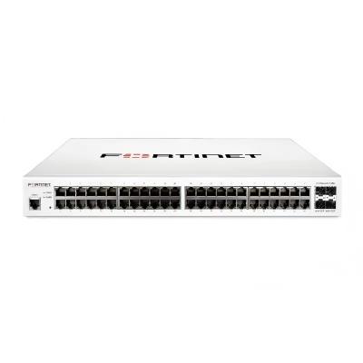 China Fortinet  FS-148E-poe Switch - 48 Ports 1000M Speed 4 1000M SFP Optical Ports FS-148E-poe for sale
