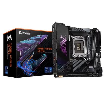 China Itx Motherbaord DDR5 Memory Support Layout Z890I AORUS ULTRA Mini Sculpting for sale