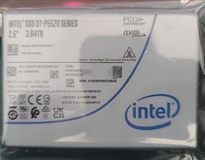 China Intel P5520 3.84TB SSD U.2 PCIE 4.0 x4 Solid State Drive NVMe 3.84TB U.2 PCIe Gen4 for sale