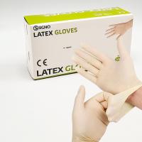 China 6ml Latex Surgical Gloves Sterile Powdered Safety Hand Latex Examination Glove for sale