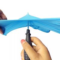China Anti Puncture Disposable Vinyl Gloves Medium Size PVC Vinyl Nitrile Blend Gloves for sale