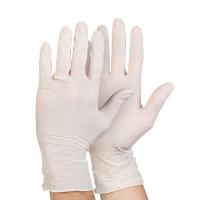China Custom Powdered Latex Gloves Non Sterile Medical Patient Examination Glove for sale