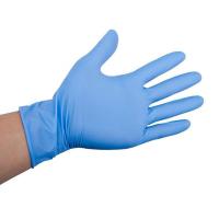 China 12X24CM Nitrile Safety Gloves / En455 Nitrile Gloves S M L XL for sale