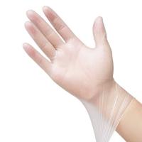 China PVC Vinyl Disposable Exam Gloves Medium Size Anti Cut Plastic Gloves Disposable for sale