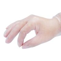 China PVC Vinyl Disposable Exam Gloves Medium Size Anti Cut Plastic Gloves Disposable for sale