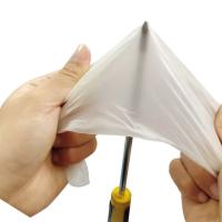 China Milky White 240mm Length Disposable Medical Latex Gloves Environmental for sale