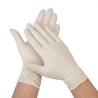 China Durable ASTM D6319 Disposable Medical Latex Gloves 3 years Shelf life for sale