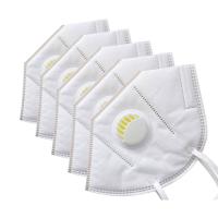 China Adults 5Ply Disposable Protective Face Mask KN95 With Single Valve for sale