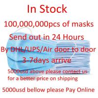 China blue Layers  Ffp2 Face Mask Disposable Non Woven Face Mask for sale