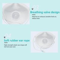 China Public Place 3D Disposable Protective Face Mask With Breather Replaceable Filter for sale