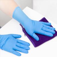 China FDA 510K Pure  Disposable Nitrile Gloves Medium Tear Resistant for sale