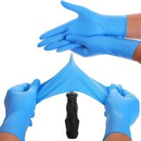 China ISO CE 240mm Mechanics Disposable Nitrile Gloves Bulk Chemical Protective for sale