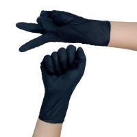 China No allergies Class I Sterile Nitrile Surgical Gloves / Black Nitrile Gloves Xl for sale