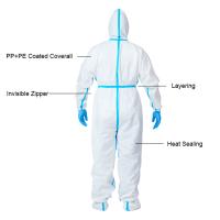 China EN14126  Against Blood Disposable Protection Clothing Medical Protective Coverall for sale