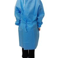 China S M L XL XXL Sterile Surgical Gown Reinforced Long Sleeve Round Neck for sale