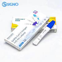 China 25pcs Clear 19 Rapid Testing Nasal Nasopharyngeal Oropharyngeal Saliva for sale