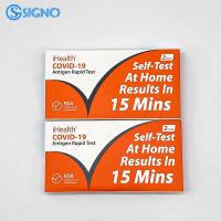 China IHealth Clear 19 Rapid Self Test Nasal Swab FDA At Home Kits for sale