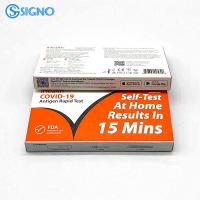 China IHealth 15 Minutes Clear 19 Rapid Test Rapid Home Test Kits FDA Dip Swab for sale