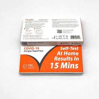 China IHealth 15 Minutes Clear 19 Rapid Test Rapid Home Test Kits FDA Dip Swab for sale