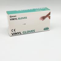 China Transparent Disposable Vinyl Gloves Labor Protection Anti Acid PVC Elastic Gloves for sale