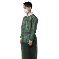 China PP PE SMS Reinforced Disposable Isolation Gown Medical Non Woven Surgical Gown for sale