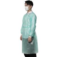China PP PE SMS Reinforced Disposable Isolation Gown Medical Non Woven Surgical Gown for sale