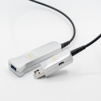 China 5Gbps USB3.0 Active Optical Cable Hybrid Power Supply for sale