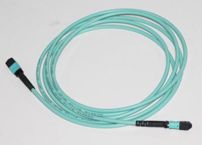 China 24 Cores MTP MPO Optical Cable Fiber Trunk Cable Multimode OM3 for sale
