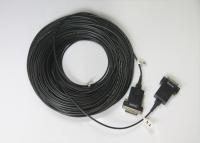 China Hangalaxy DVI Active Optical Cable LSZH Black Jacket 10.2Gbps 3.0mm for sale