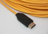 China 150m Pure 4K 8K HDMI Active Optical Cable LSZH Yellow Jacket 250mW Consumption for sale
