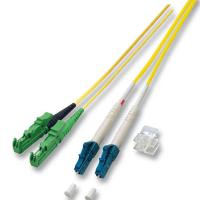 China UPC to LC UPC 2 Cores Fiber Optic Jumper 3.0mm Orange Jacket E2000 for sale