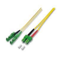 China UPC to LC UPC 2 Cores Fiber Optic Jumper 3.0mm Orange Jacket E2000 for sale