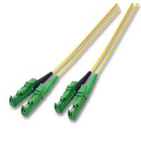 China UPC to LC UPC 2 Cores Fiber Optic Jumper 3.0mm Orange Jacket E2000 for sale
