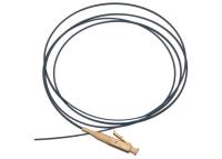 China LC UPC Fiber Optic Pigtail Singlemode G657A1 0.9mm Ultra Bend 0.2dB Insertion Loss for sale