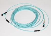 China 3.0mm 24 Cores Fiber Trunk Cable Method A Patch Cord MPO To MPO  Multimode OM3 for sale