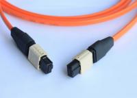 China Female 24 Fiber Cable Multimode OM2 LSZH Patch 0.35dB Insertion Loss for sale