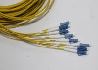 China 12 FO Pre Terminated Fiber Optic Cable / SC UPC Trunk Cable Pre Connectorized Multiple for sale
