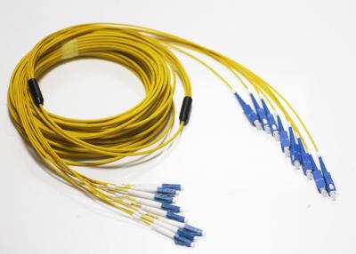 China 12 FO Pre Terminated Fiber Optic Cable / SC UPC Trunk Cable Pre Connectorized Multiple for sale