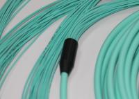 China 24 Cores Pre Terminated Outdoor Fiber LC UPC Multimode OM3 OFNP Plenum Patch Cable for sale