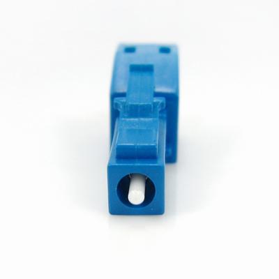 China 5dB LC UPC Fixed Fiber Optic Attenuator Single Mode Blue Housing 200mW for sale
