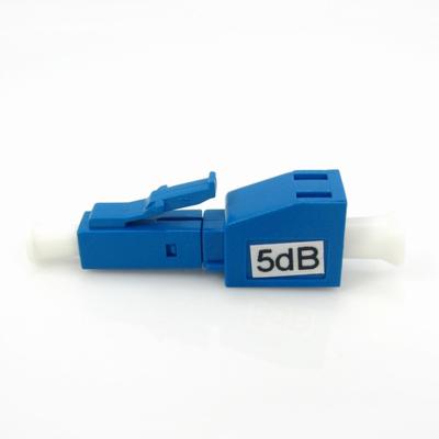 China LC UPC Fixed Single Mode Attenuator 1550nm 15dB Polarization Insensitive for sale