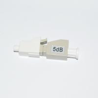 China Beige Housing Fixed Fiber Optic Attenuators Multimode / 5db Attenuator LC UPC for sale