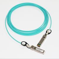 China 40G QSFP+ Active Optical Cable 50m LSZH Breakout AOC HP Compatible 4x10G for sale
