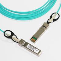 China 40G QSFP+ Active Optical Cable 50m LSZH Breakout AOC HP Compatible 4x10G for sale