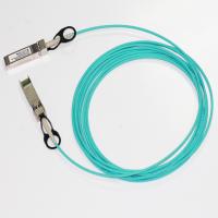 China 40G QSFP+ to 4xSFP+ Active Optical Cable OM3 Multimode 10m Breakout Blue for sale
