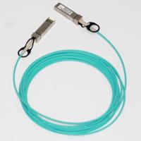 China 40G QSFP+ to 4xSFP+ Active Optical Cable OM3 Multimode 10m Breakout Blue for sale