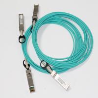 China QSFP+ 40G Active Optical Breakout Cable 10m Multi-Mode Fiber 4x10G for sale