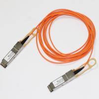 China 10m 40G QSFP+ to 4x10G SFP+ Breakout Active Optical Cable Multimode OM2 for sale